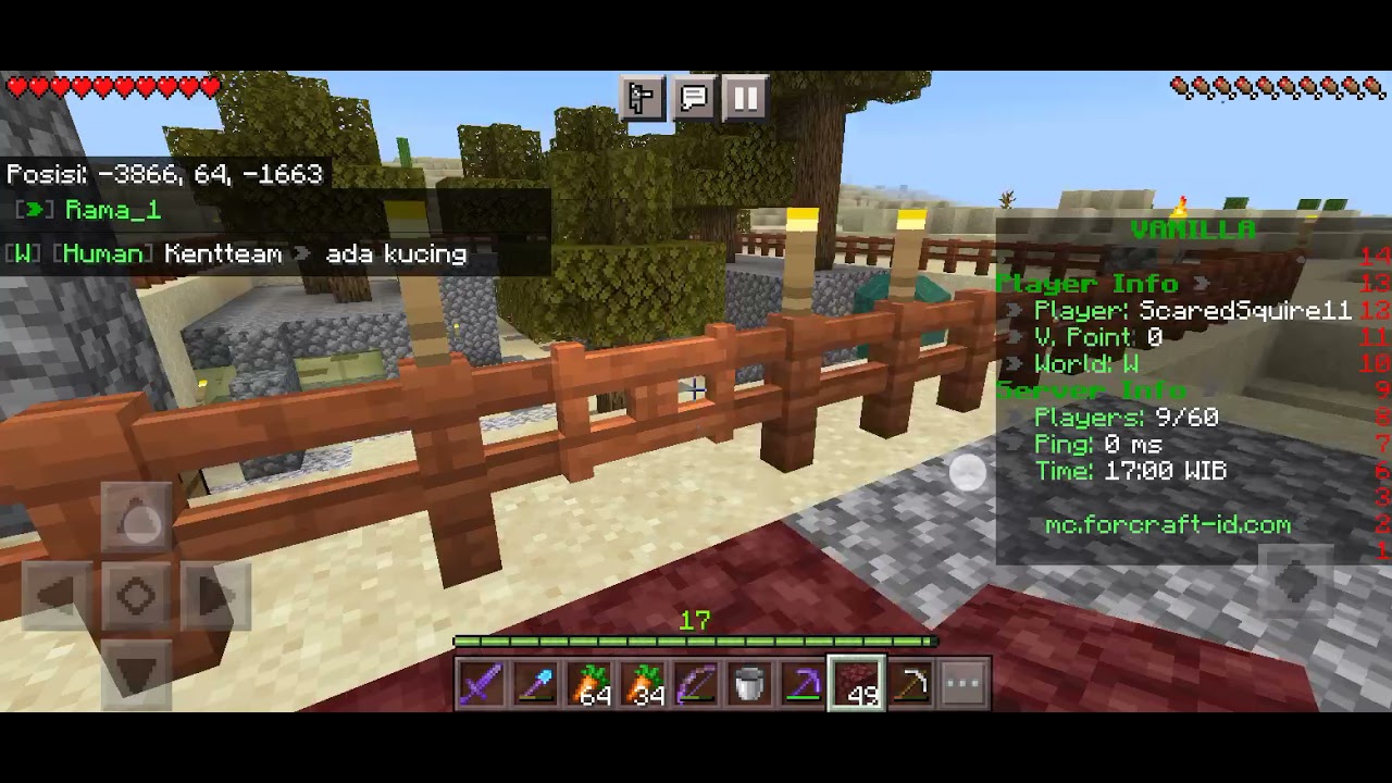 Minecraft server forcraft IP: Mc.forcraft-id.xyz - YouTube