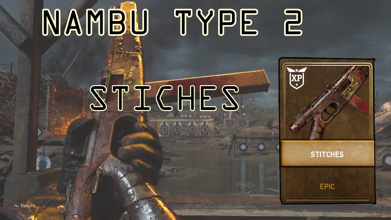 Cod WW2 Nambu Type 2 - Stiches gameplay - YouTube