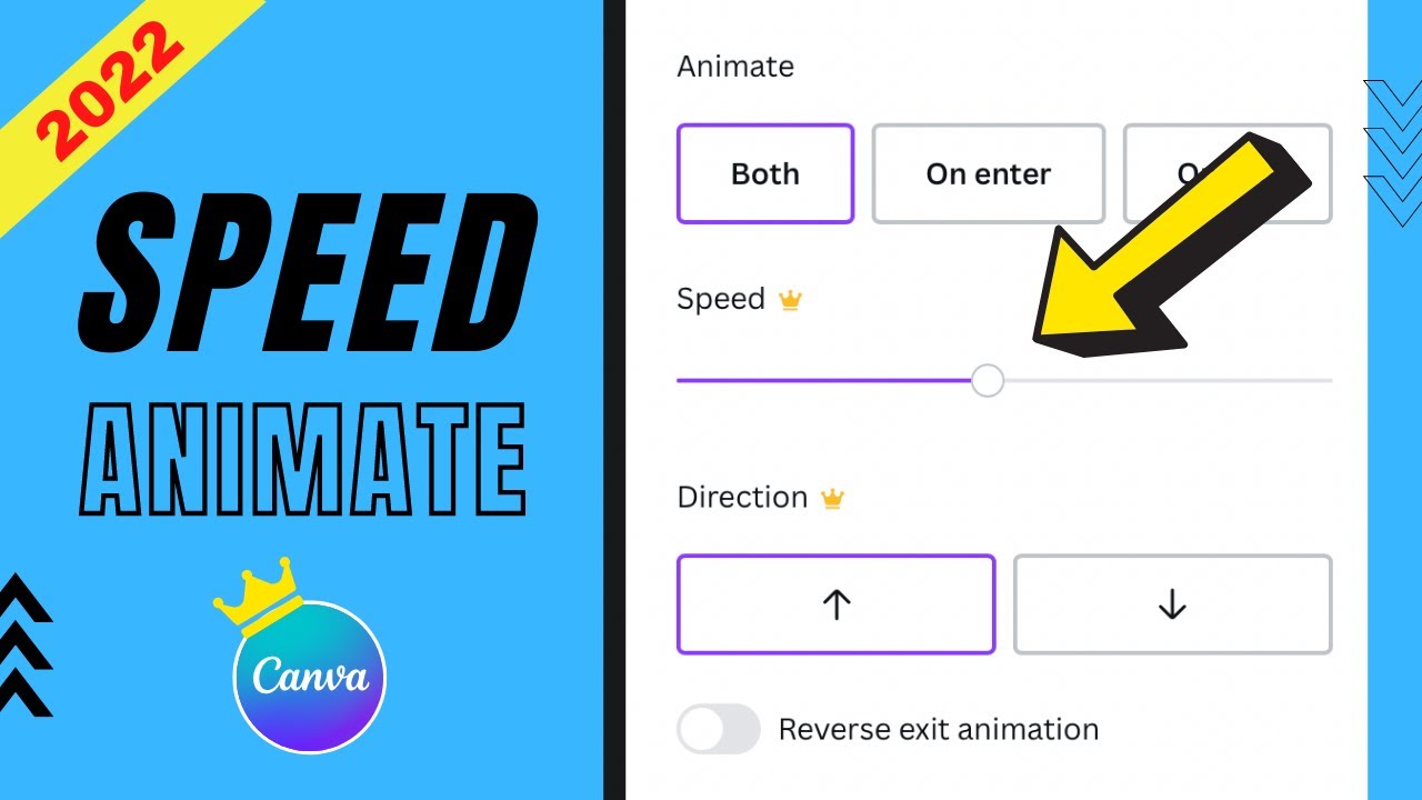 How to create Animate Speeding an image or icon | canva tutorials 68 ...