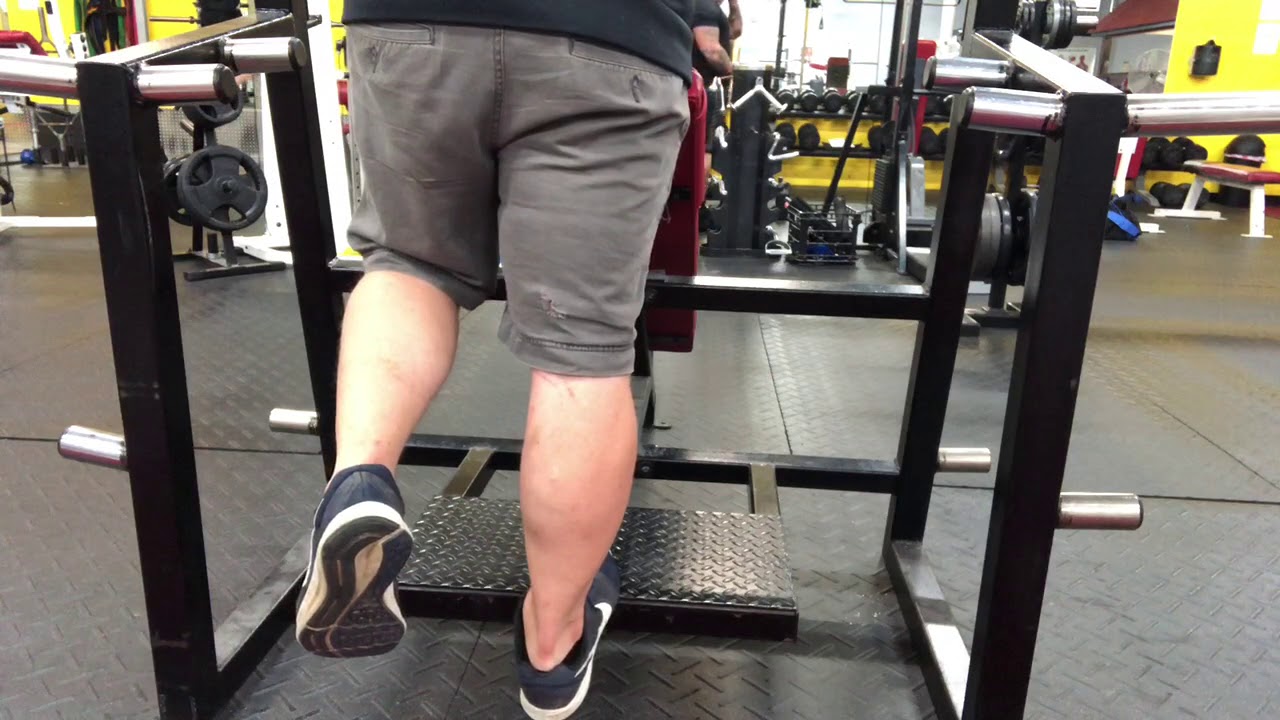 Single Leg Deficit Calf Raises - YouTube