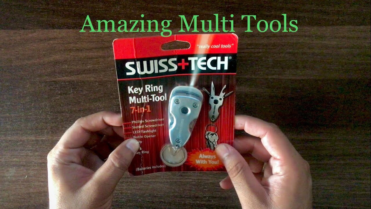 Key Ring With Multi-Tools - YouTube