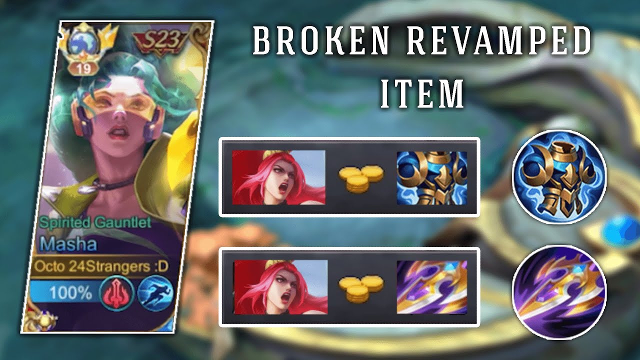 WOW TWO REVAMP ITEMS ARE SO BROKEN FOR MASHA! (best hybrid item build ...