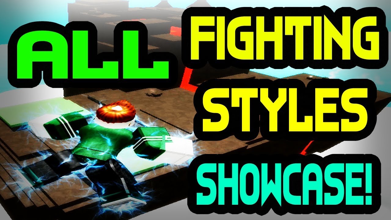 *ALL* FIGHTING STYLES SHOWCASE | One Piece Bizarre Adventures | ROBLOX ...