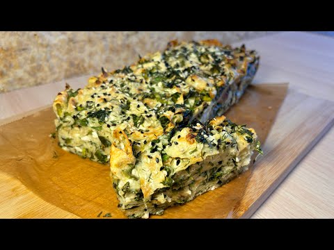 Kek Kalıbında Börek – Xəmirsiz! Loaf Pan Lavash Pie – No Dough!