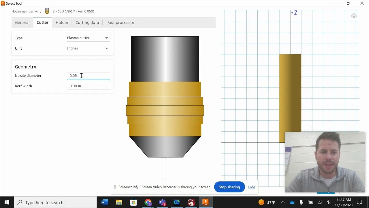 Fusion 360 Torchmate Plasma Cutter Tool and Toolpath creation - YouTube