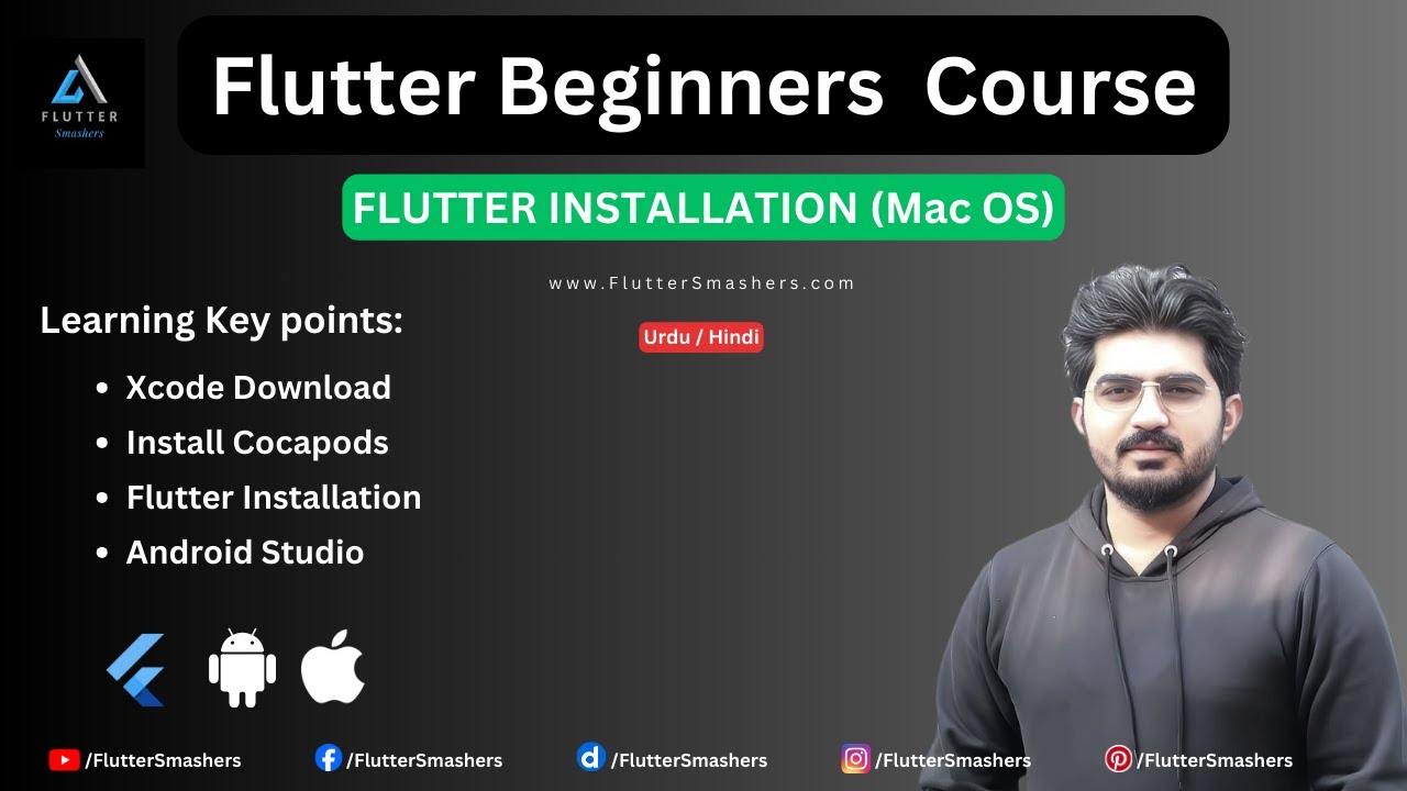 Flutter Installation Mac Os Easy Way Flutter Beginners Course 2025 Youtube