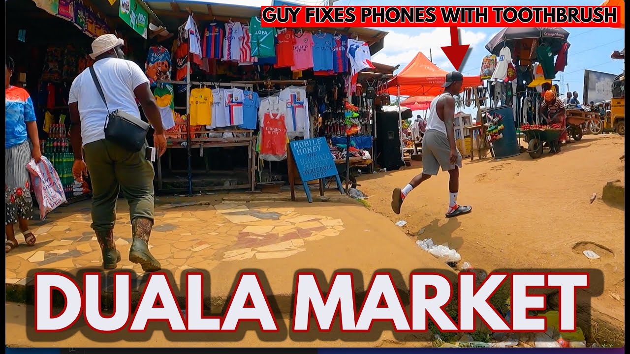 DUALA MARKET SHOPPING ( He almost tricked us ) DUALA WALKING TOUR 2023 ...