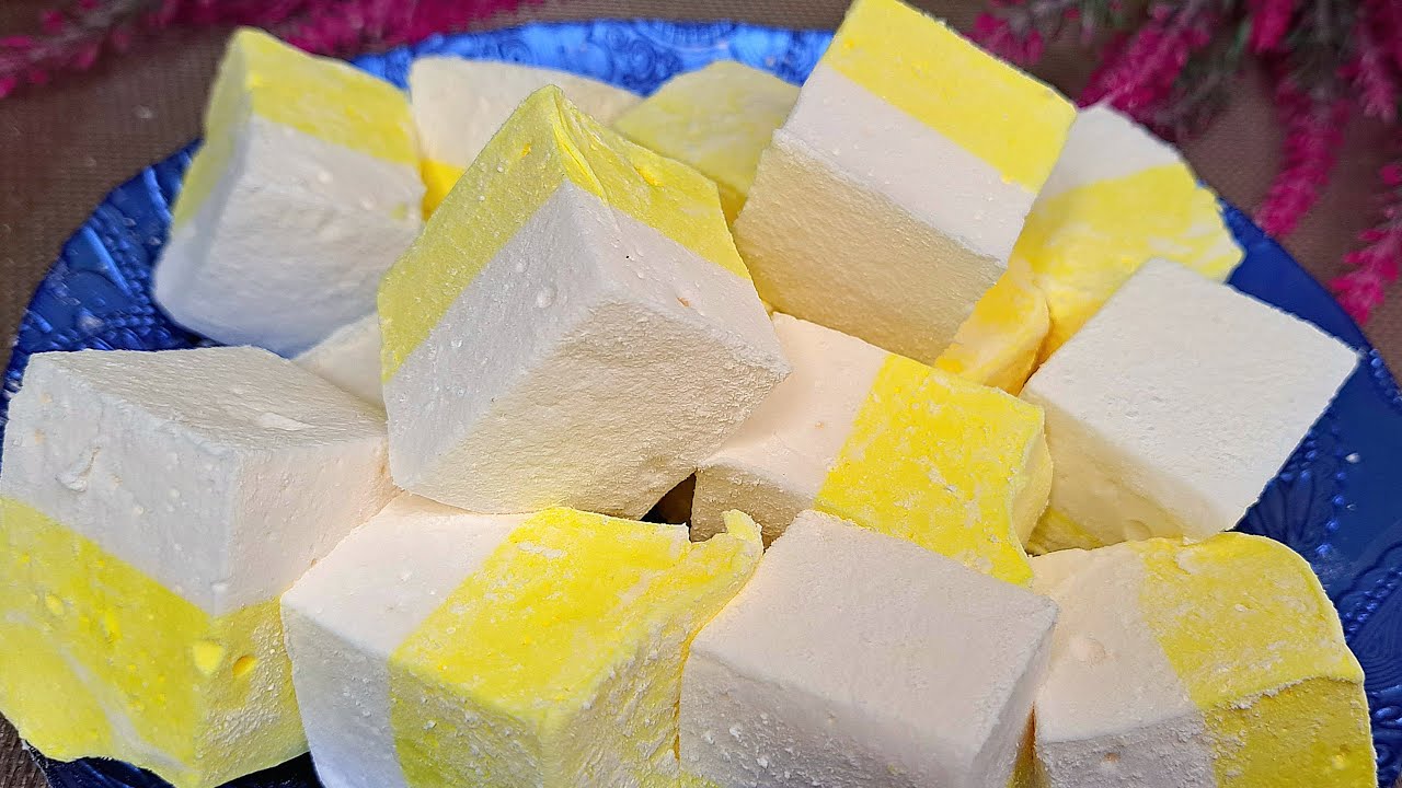 Incredibly Spongy, stretchy, homemade marshmallows Easy, fast and ...