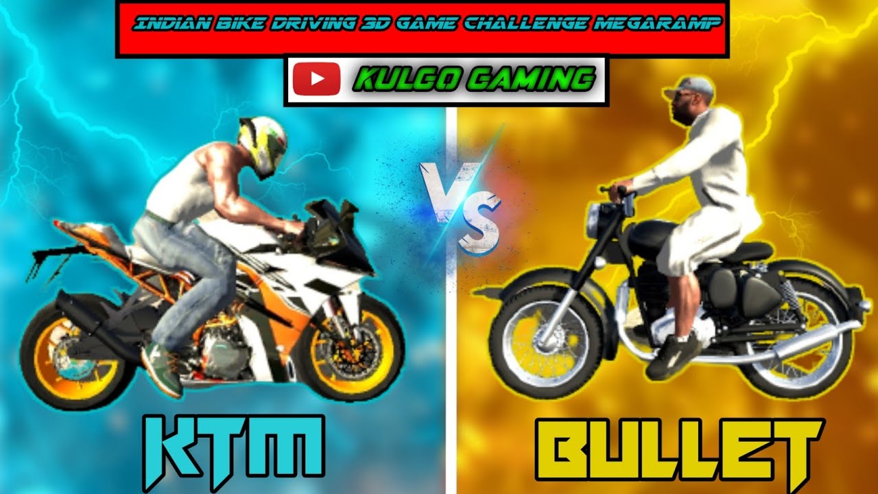KTM Vs bullet challenge game indian bike driving 3D game play KULGO ...