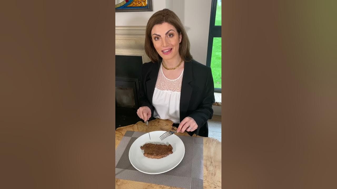 How to eat Steak with Formal British Dining Etiquette - YouTube