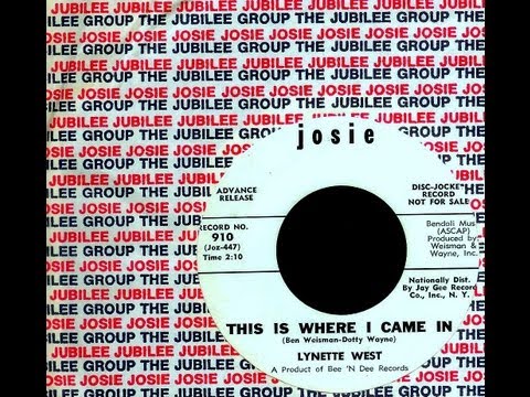 Lynette West – If She Doesn't Want You / This Is Where I Came In ...