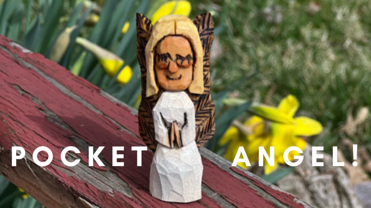 Angel Wood Carving Tutorial (snapshots from free, step by step ...