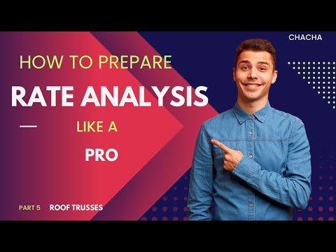 How To Prepare Rate Analysis For Timber Roof Trusses - YouTube