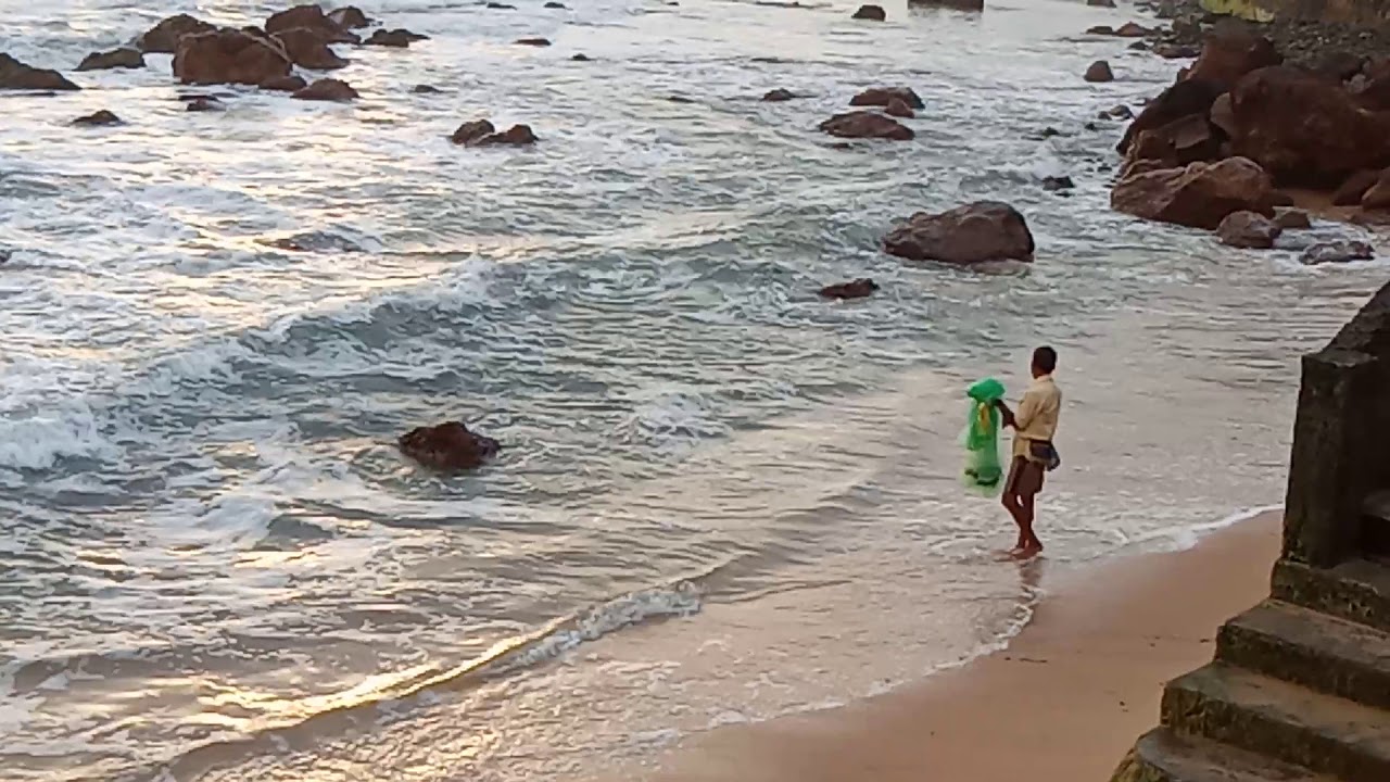 kunkeshwar beach from devgad fishing - YouTube