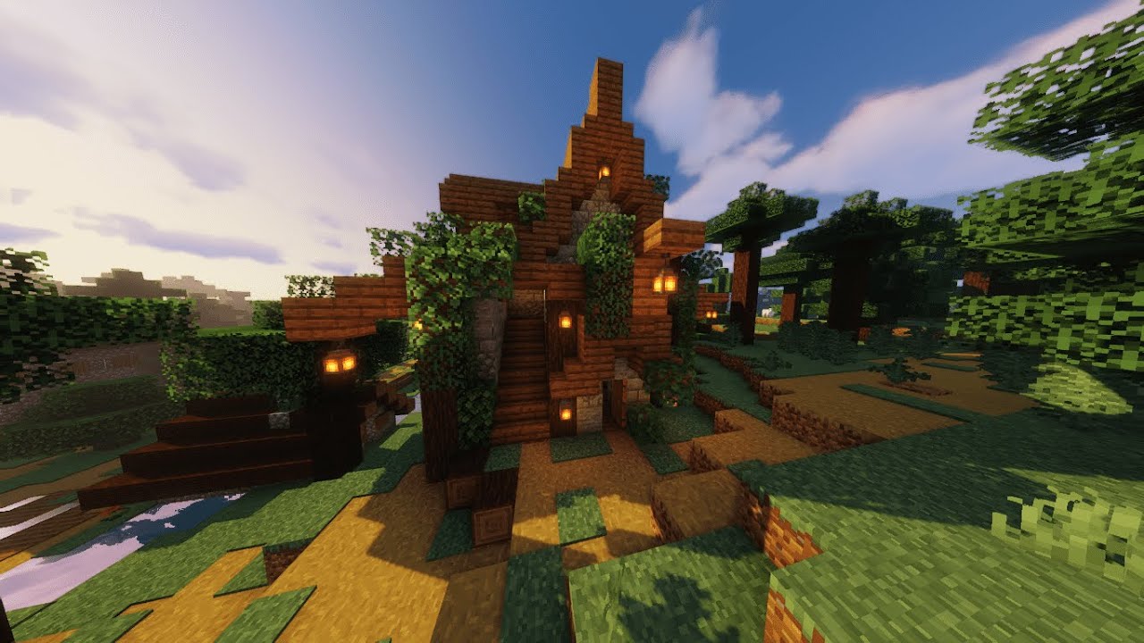 Minecraft Spruce Village House Transformation Timelapse | Part - 1 # ...