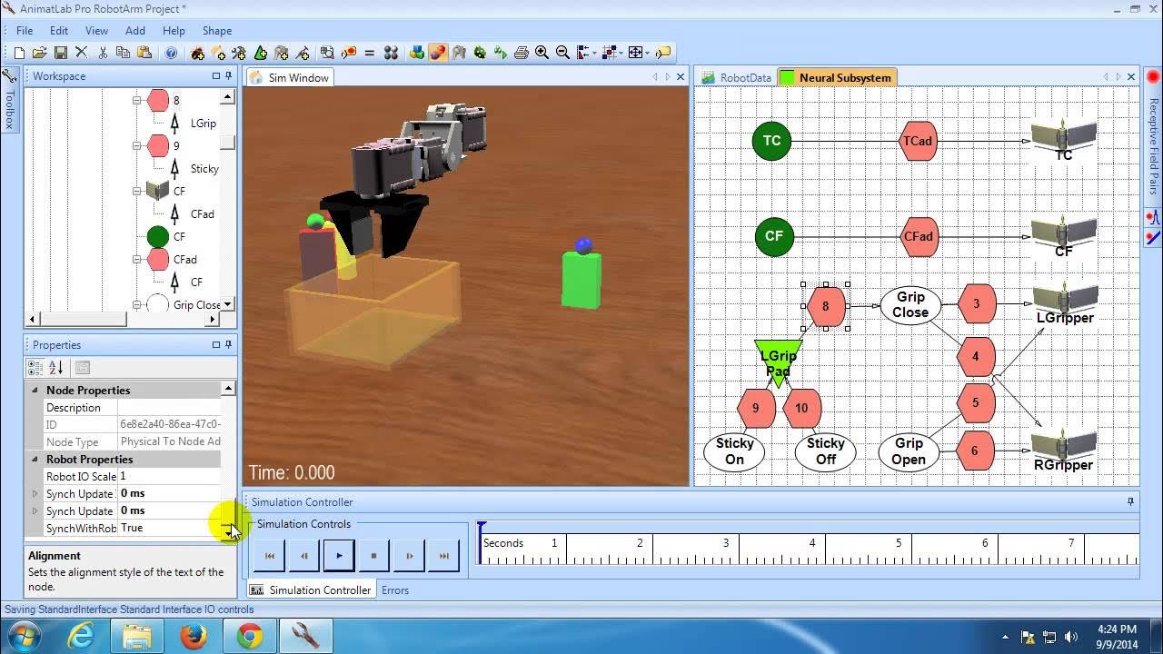 AnimatLab Robotic Arm Video Tutorial: Robot Control Part 1 - YouTube