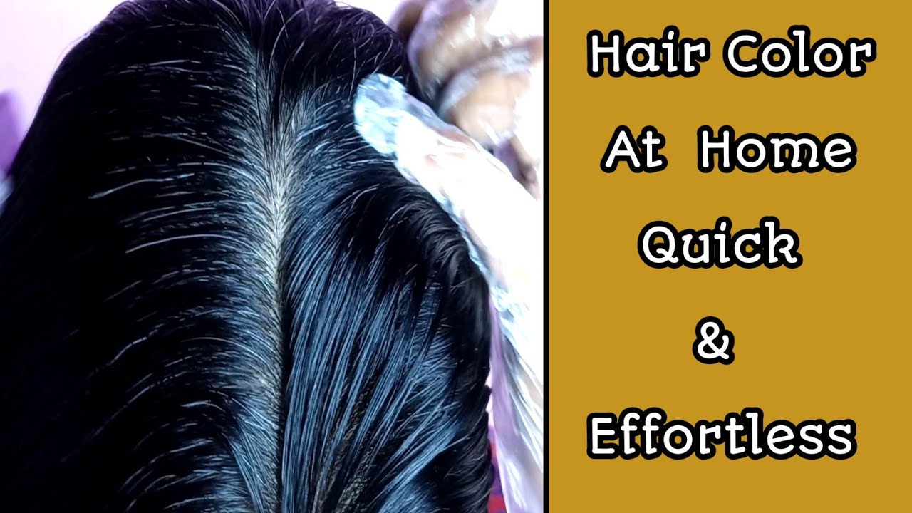 How to apply Hair Color at Home//Step by Step 👉 Self // Hair Color for ...