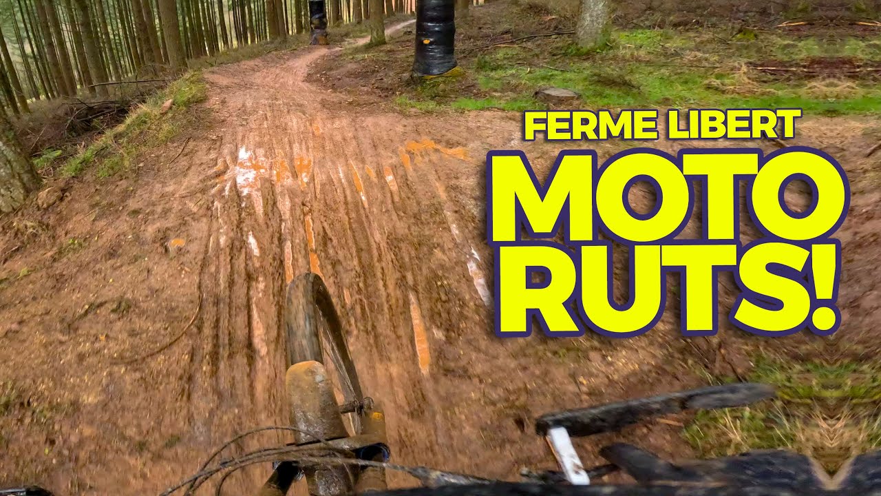 Riding Motocross RUTS in Bikepark Ferme Libert - YouTube