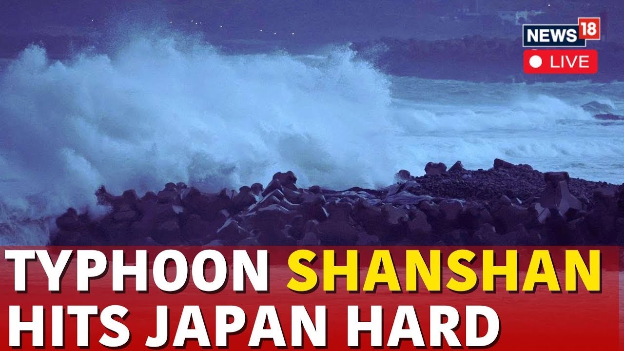 Typhoon Japan LIVE | Typhoon Shanshan LIVE | Typhoon Shanshan Hits ...
