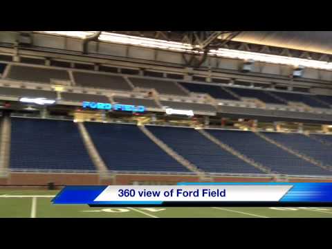 360 View of Ford Field in Detroit - YouTube