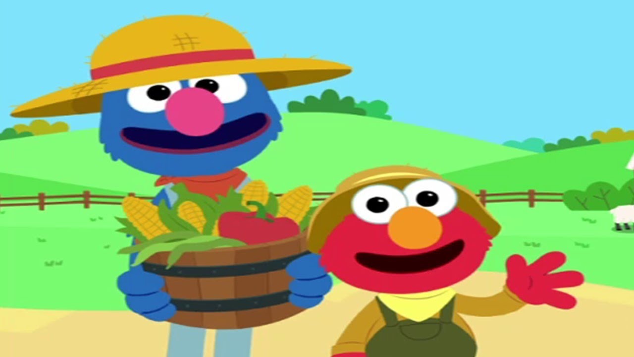Elmo & Grover - FARM TIME FUN (Watchkreen Style) - YouTube