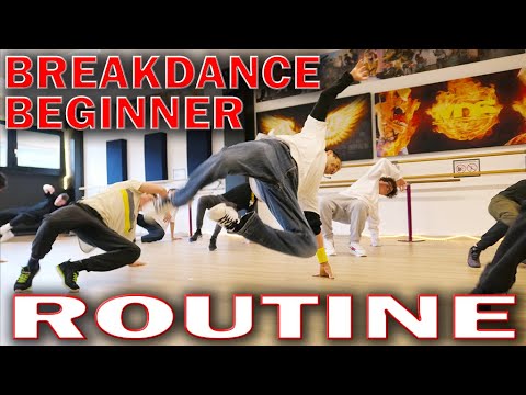 Breakdance Beginner Routine by Crazy Mave, MDS & Entertainment - YouTube
