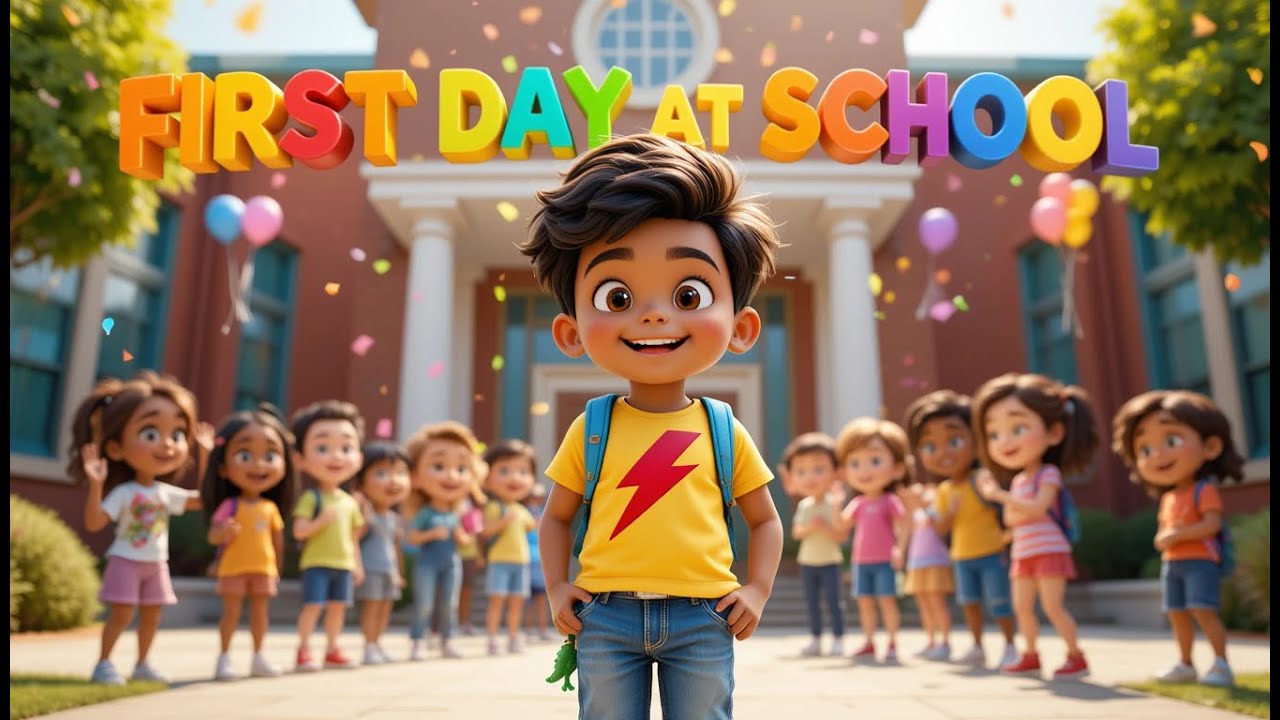 First Day of School Song for Kids 🎒 | Overcoming Fear & Making Friends ...