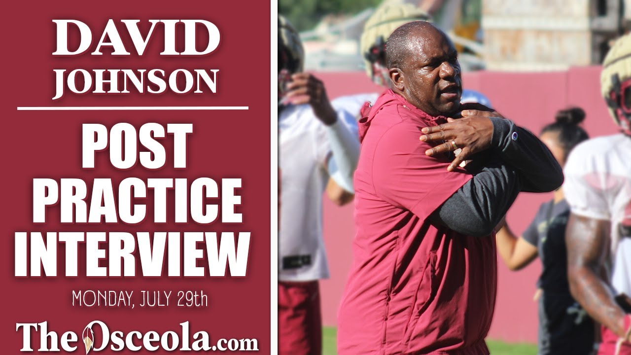 FSU Football | RBs coach David Johnson on his position group’s depth ...