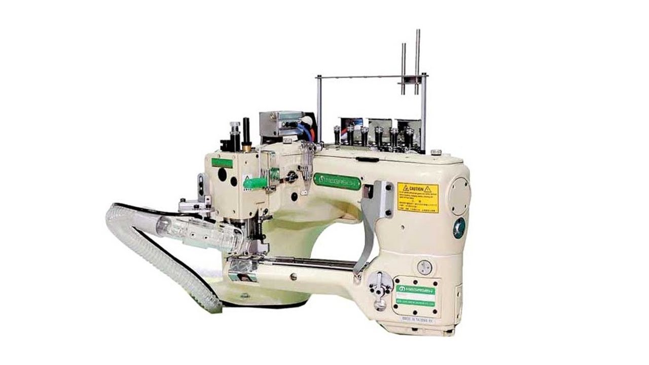 MJ62GX Megasew Flat Seam Machine. - YouTube
