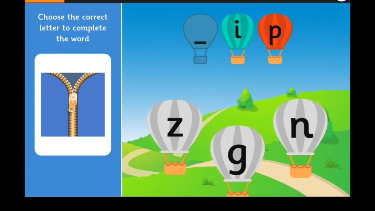Balloon Phonics Game - YouTube