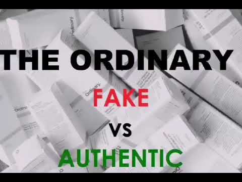 The Ordinary Fake VS Authentic - YouTube