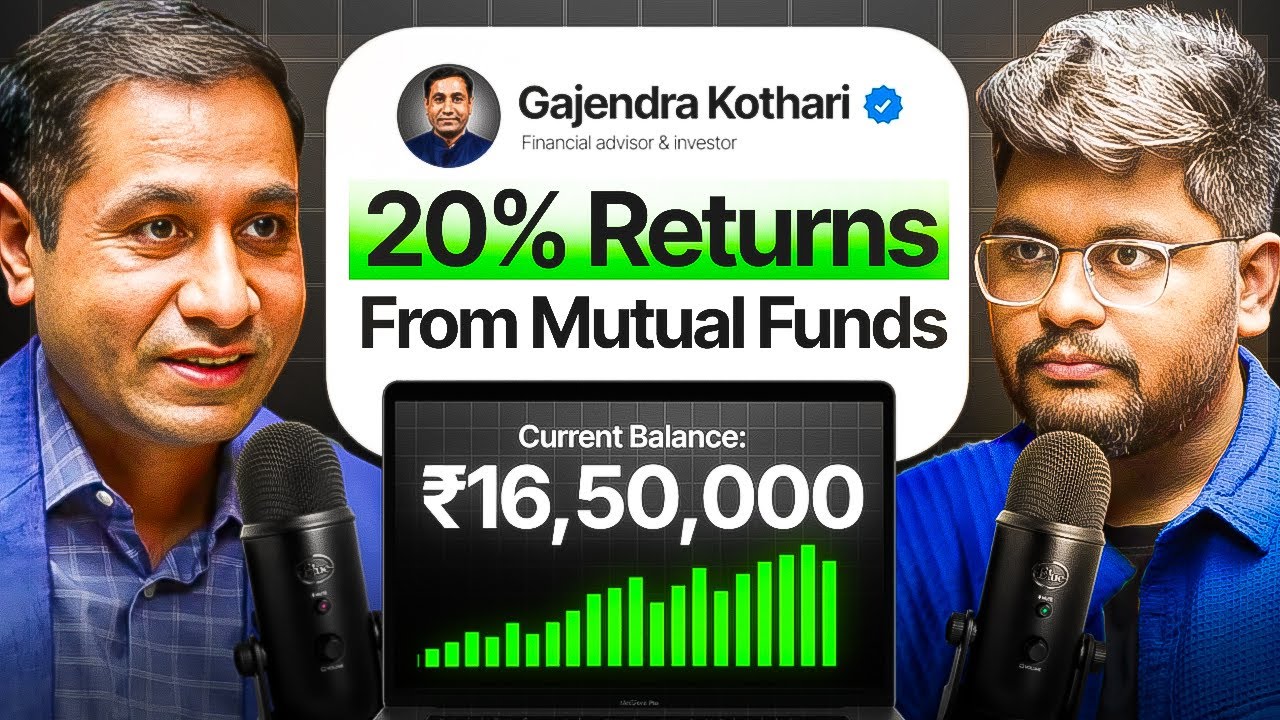 Best Podcast On MUTUAL FUNDS (20% Returns) w/ Gajendra Kothari | TAMS ...