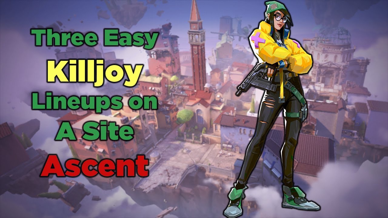All Killjoy Lineups on A Site Ascent - Valorant - YouTube
