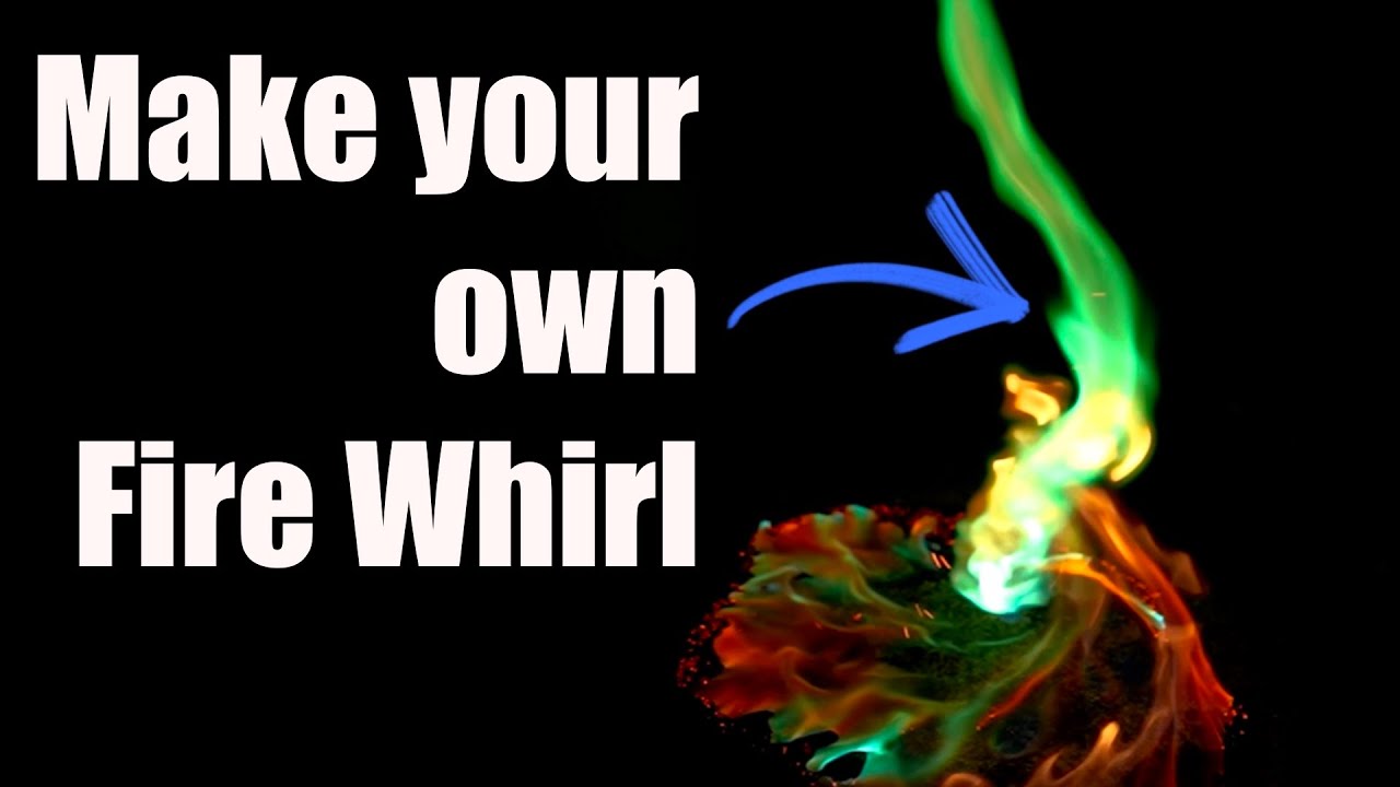 How to make a fire whirl - YouTube