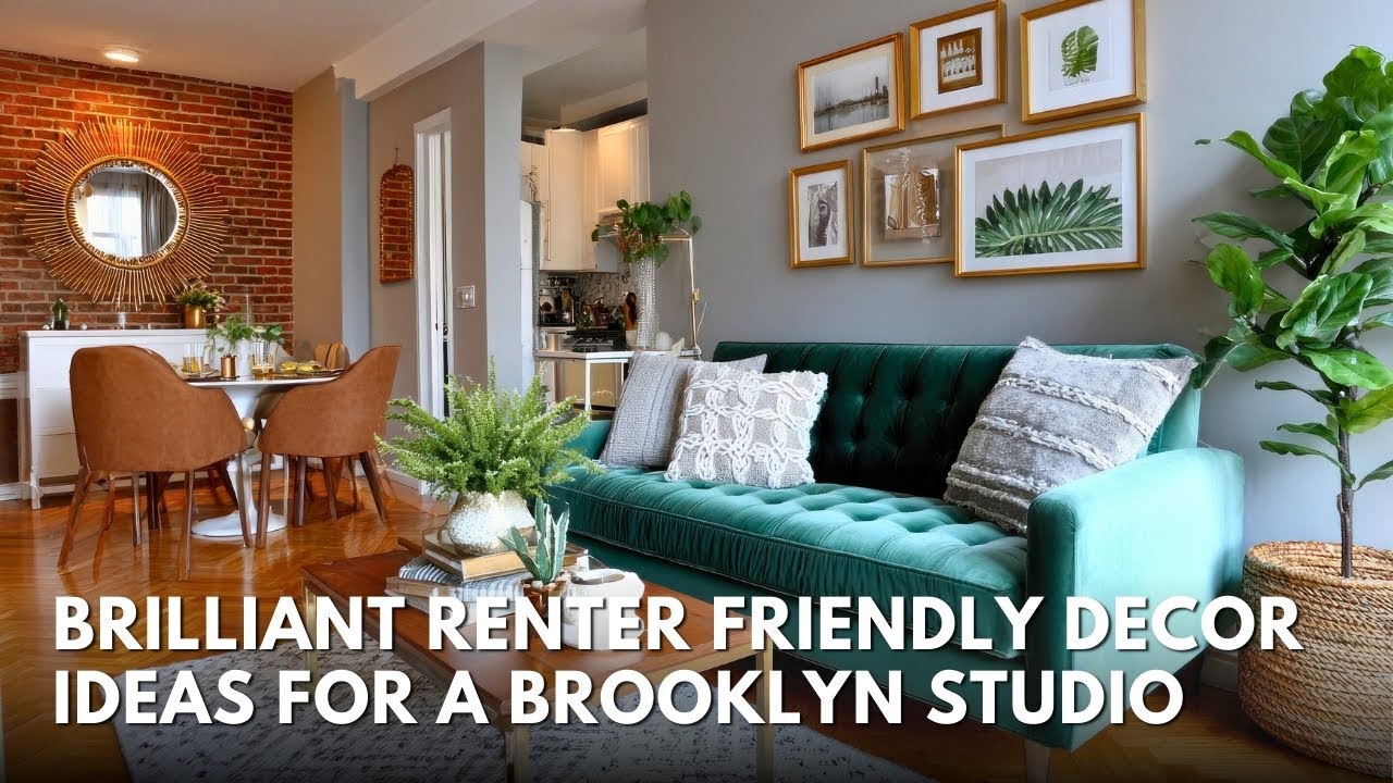 Brilliant Renter Friendly Decor Ideas for a Tiny 220 Sq Ft Brooklyn ...