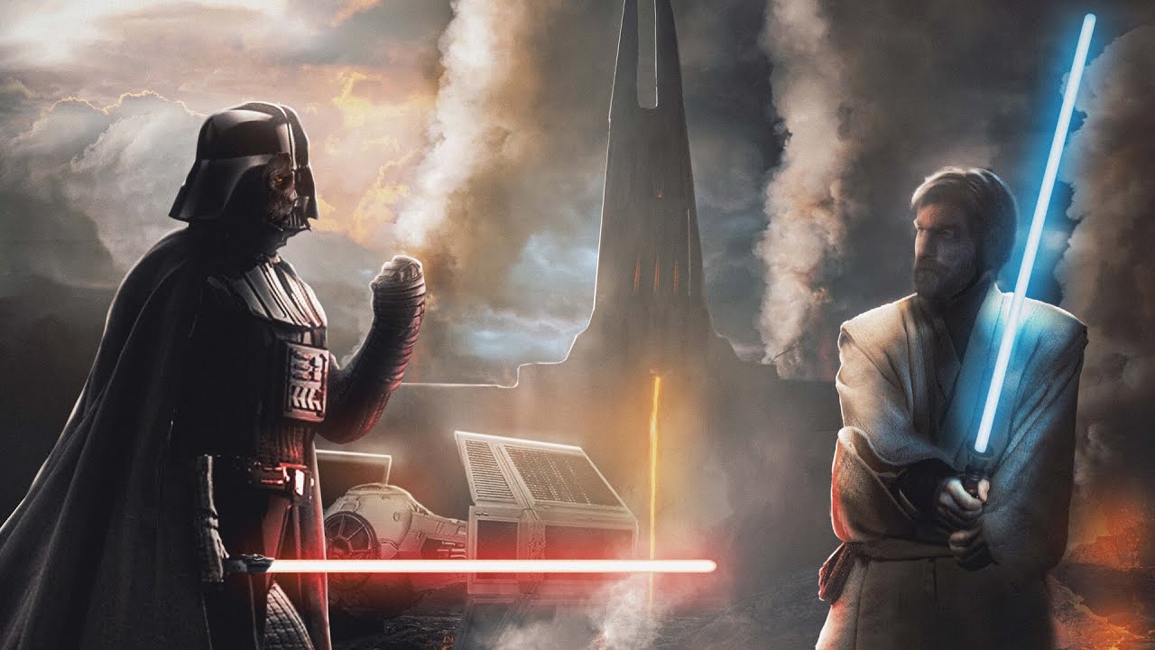 Darth Vader and Obi-Wan Kenobi 🖤💙 {Believer} (Edit music) - Star wars ...