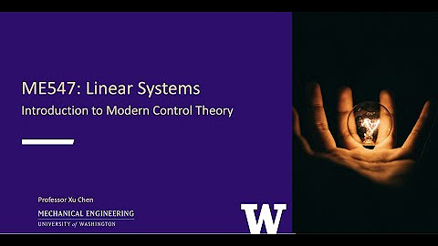 Modern Control Engineering: Linear Systems - YouTube