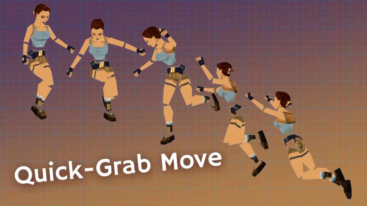Running quick-grab animation for TRLE [Download] - YouTube