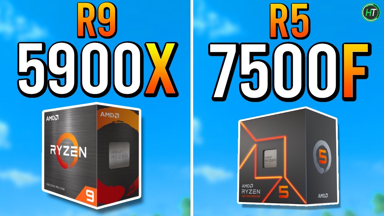 R9 5900X vs R5 7500F - More Cores Best? - YouTube