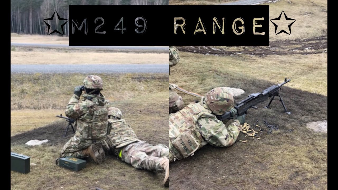 Range Vlog | Shooting M249| DaillyT - YouTube