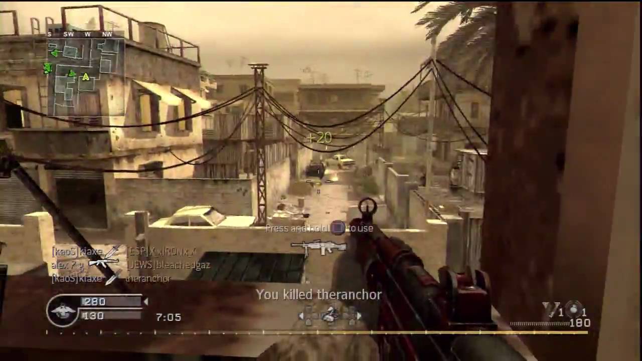 COD4 TDM Score: 43-1-4 MP5 - YouTube