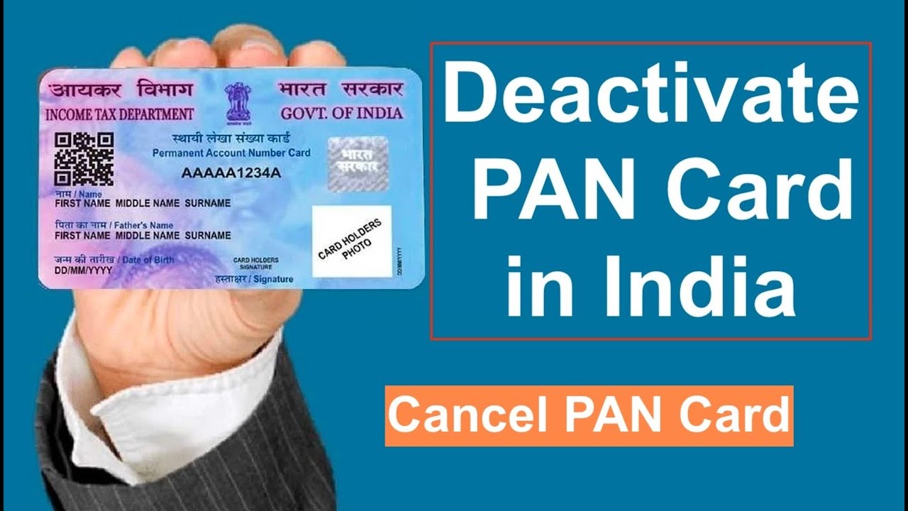How to Deactivate PAN card in India | Cancel pan card in India - YouTube