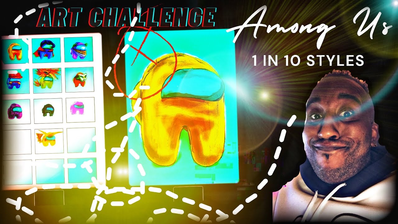 How to draw 10 Styles of the game Among Us ? Among Us game Art ...