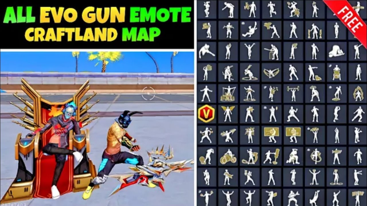 FREE FIRE NEW MAP CODE INDIAN SERVER| ALL EVO EMOTE CODE |AK_Gaming85 ...