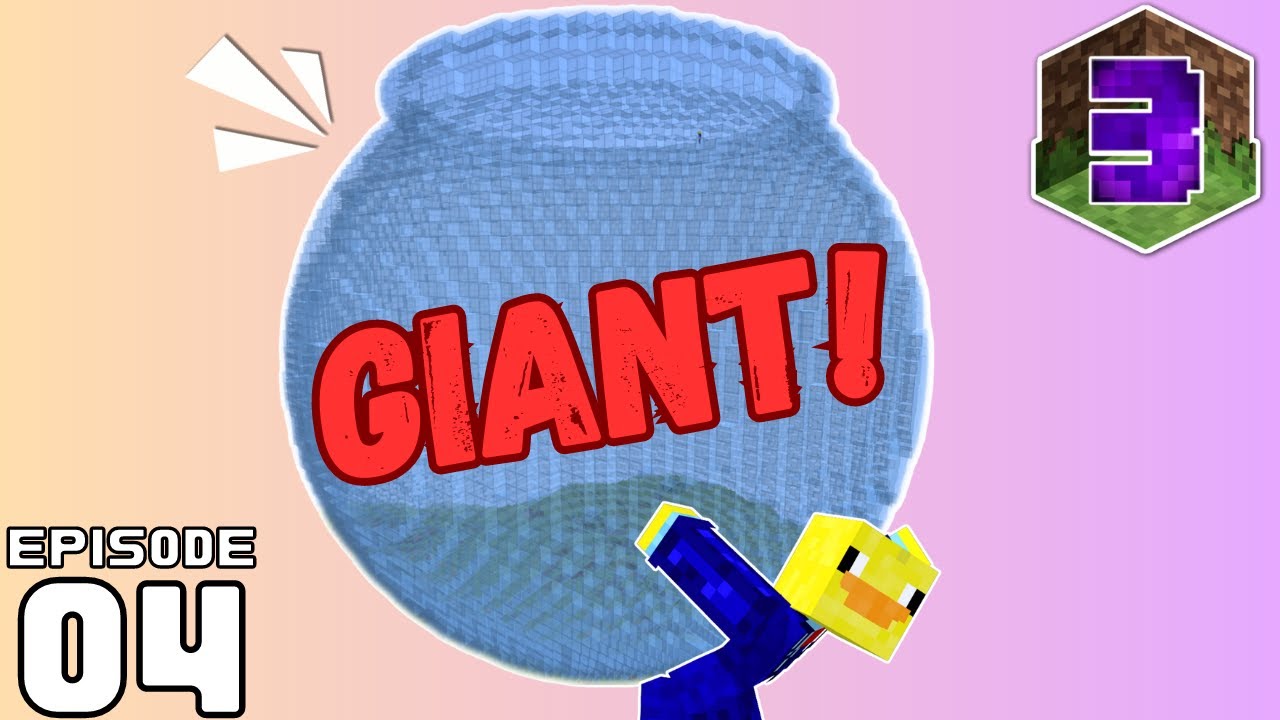 I built a GIANT FISH BOWL in Minecraft - Unorthoblocks3 ep4 # ...