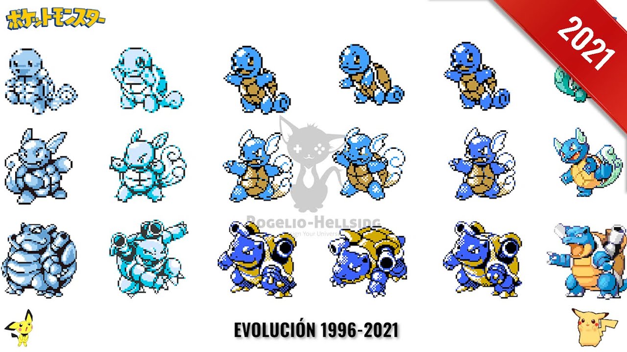 Evoluciones De Squirtle Squirtle Y Sus Evoluciones | Pokémon