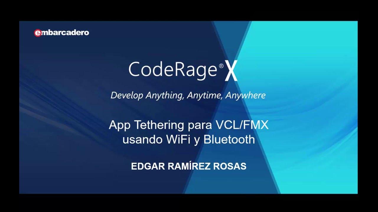 04 - App Tethering para VCL/FMX usando WiFi y Bluetooth - YouTube