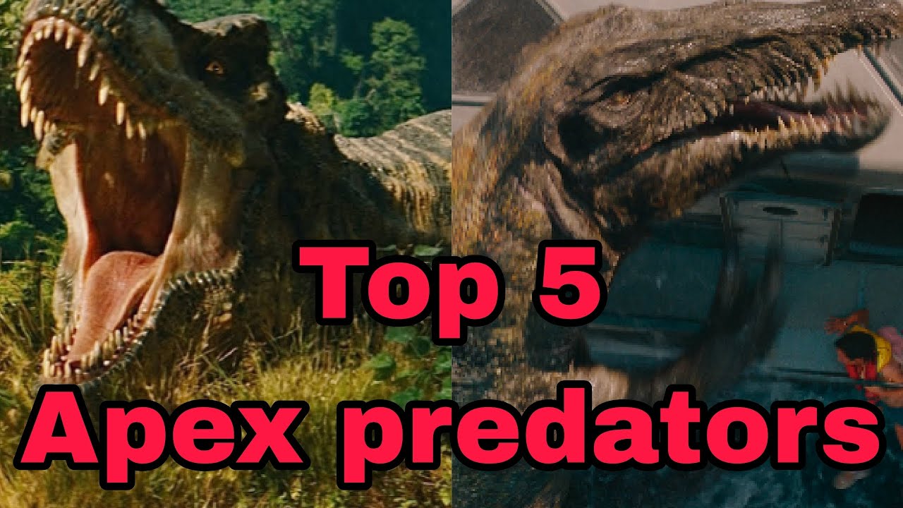 Top 5 apex predators in Jurassic park and world movies explained in ...
