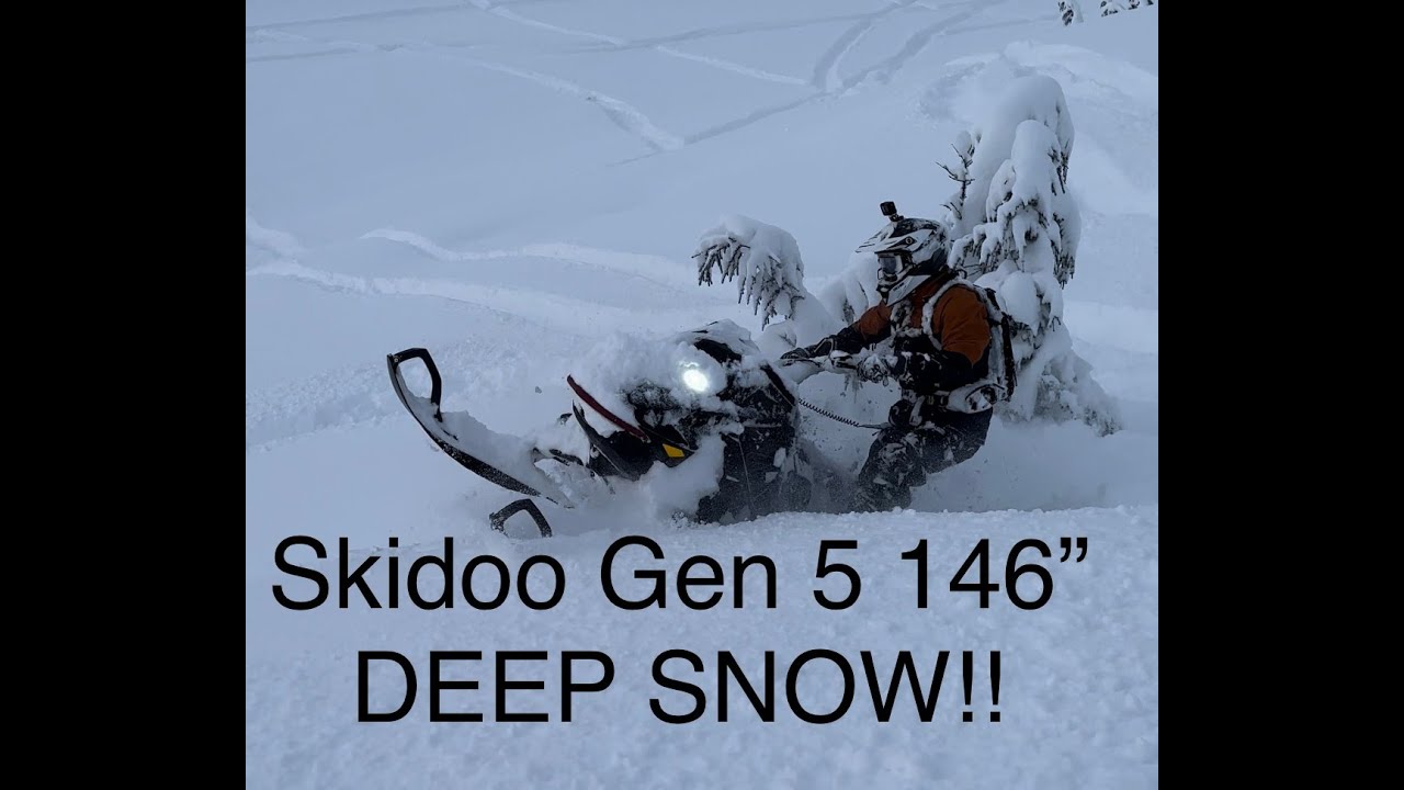 Skidoo GEN 5 146 Freeride DEEP POWDER!! (AK SLED VLOG #2) - YouTube