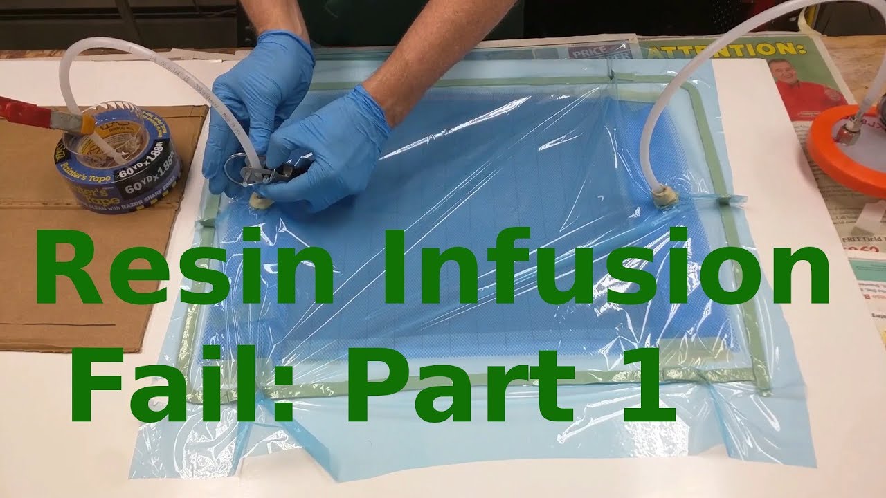 Carbon Fiber Resin Infusion Fail: Part 1 - YouTube